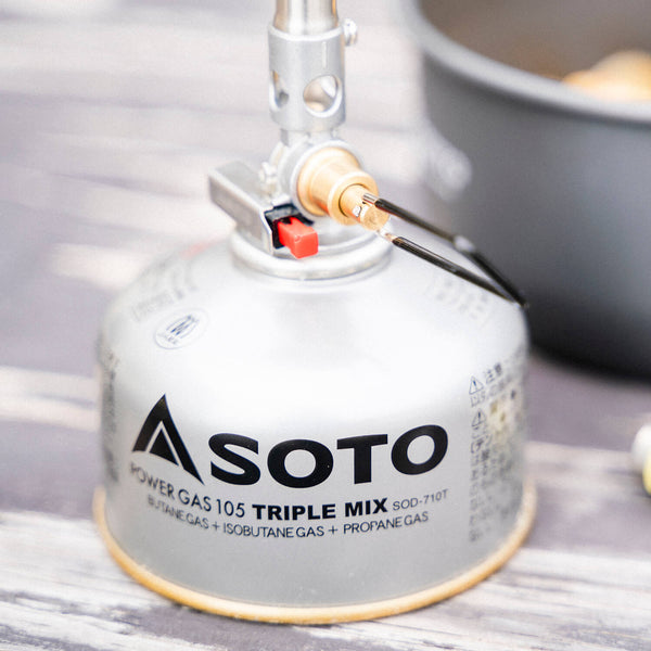 SOTO（ソト）/パワーガス 105 トリプルミックス/ブラック – YAMAP STORE